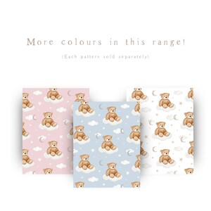 Teddy Bear Seamless Pattern, Repeating Pattern, Teddy Bear Fabric ...
