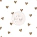Chocolate Heart Seamless Pattern, Valentine Brown Hearts Seamless File ...
