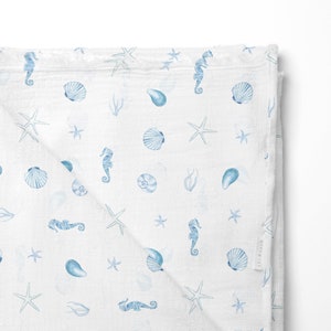 Simple Sea Shells Pattern, Nautical Repeat Tile, Print for Fabric ...