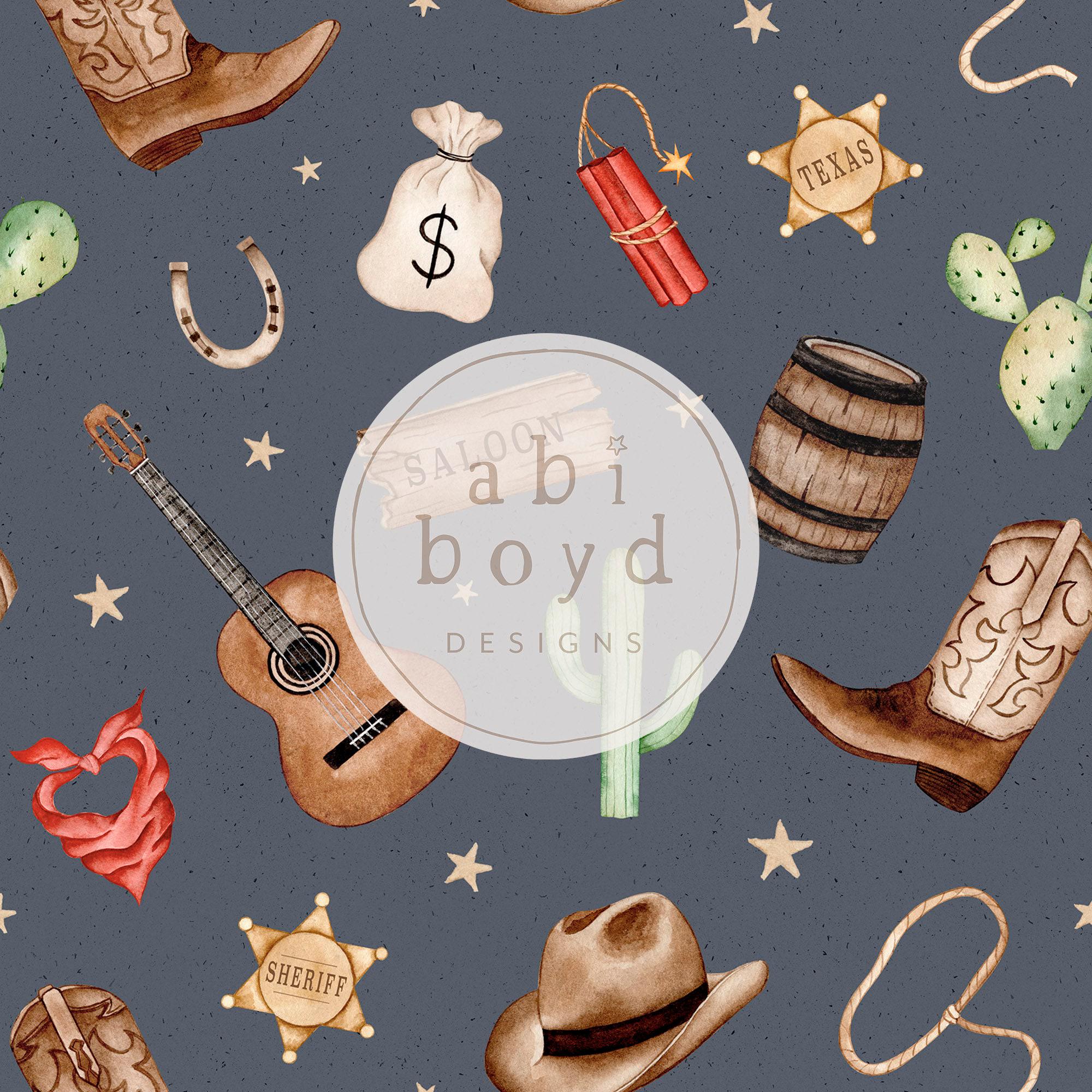 Seamless Western Cowboy Boot Pattern, Wild West Seamless File, Texas ...