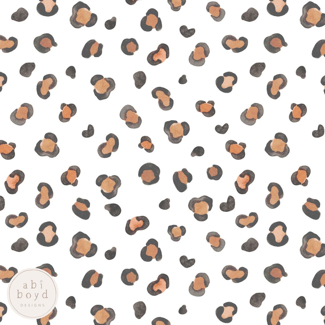 Leopard Seamless Pattern, Leopard Print Repeating Pattern, Animal Print ...