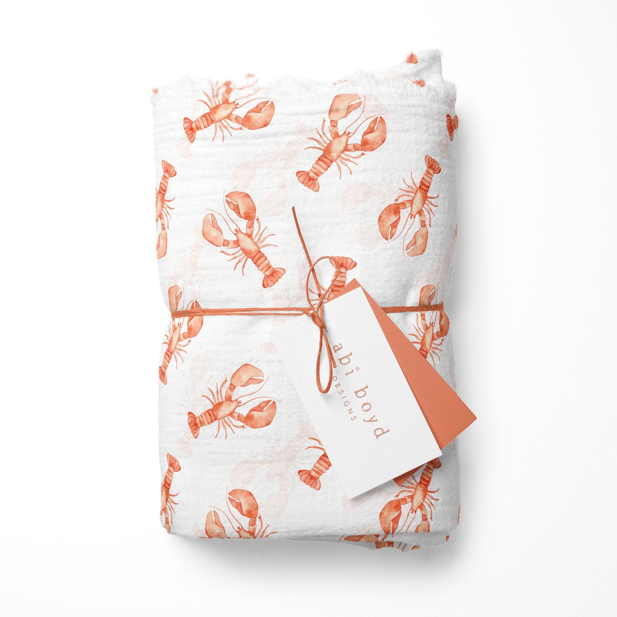 Lobster Seamless Pattern, Watercolor Lobster Repeat, Simple Nautical ...