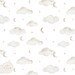 Clouds and Stars Seamless Pattern, Dreamy Sky Repeating Pattern ...