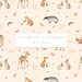 Forest Friends Pattern, Woodland Repeat Tile, Print for Fabric Printers ...