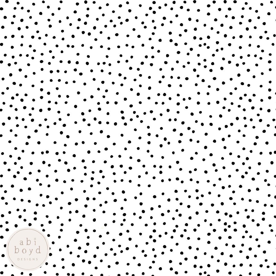 Dotty Seamless Pattern / Cute Polka Dots Repeat Pattern / Basic Fabric ...