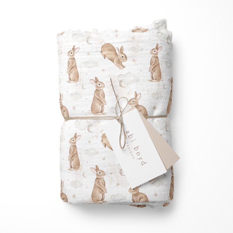 Bunny Rabbit Seamless Pattern, Repeating Pattern, Baby Fabric Design ...