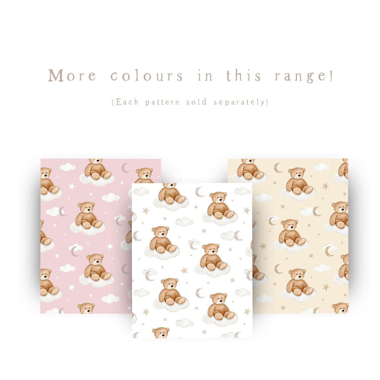 Teddy Bear Seamless Pattern, Repeating Pattern, Teddy Bear Seamless ...