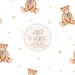 Teddy Bear Seamless Pattern, Simple Repeating Pattern, Vintage Teddies ...