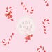 Christmas Candy Cane Seamless Pattern, Pink Candy Repeating Pattern ...