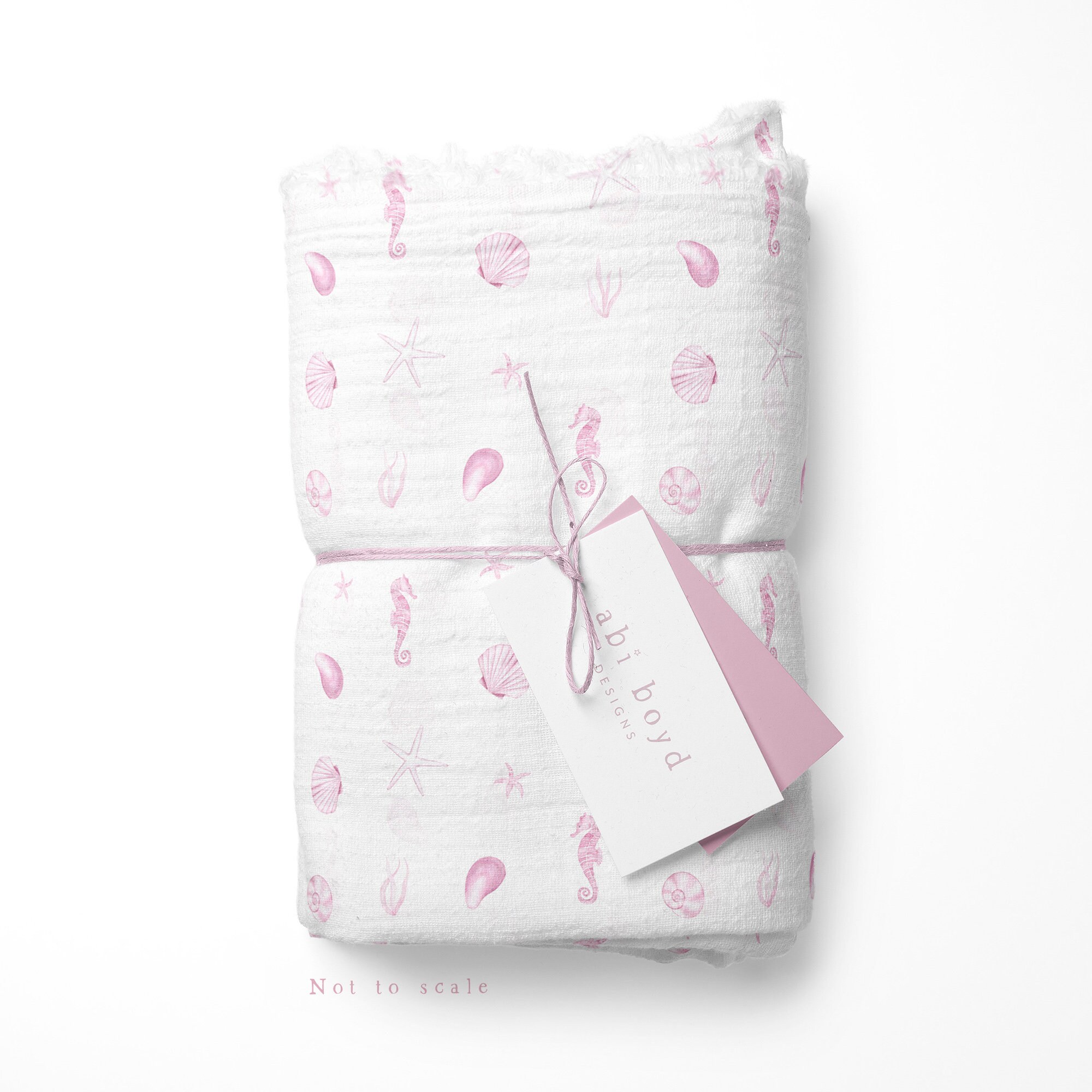 Pink Sea Shells Seamless Pattern / Nautical Themed Repeat Tile / Summer ...