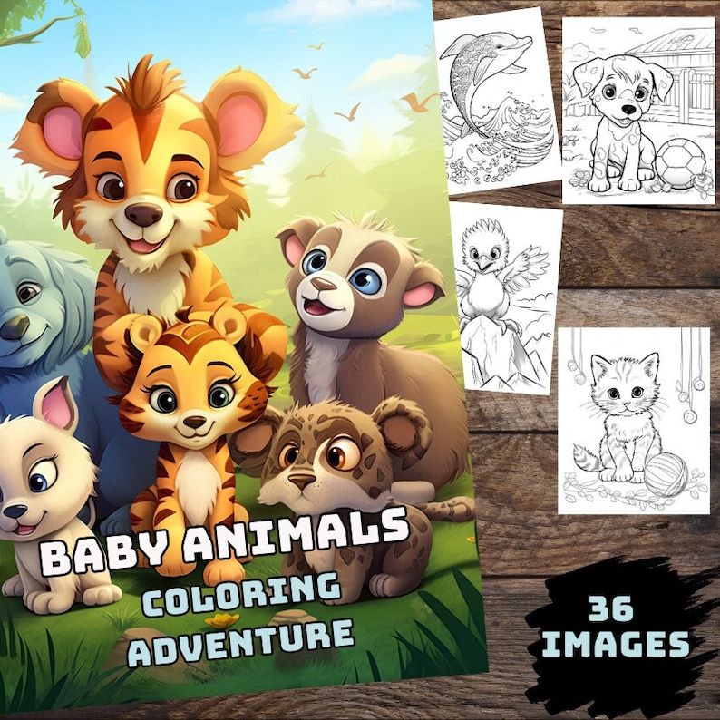 A Journey Through the Animal Kingdom Coloring Book - Etsy