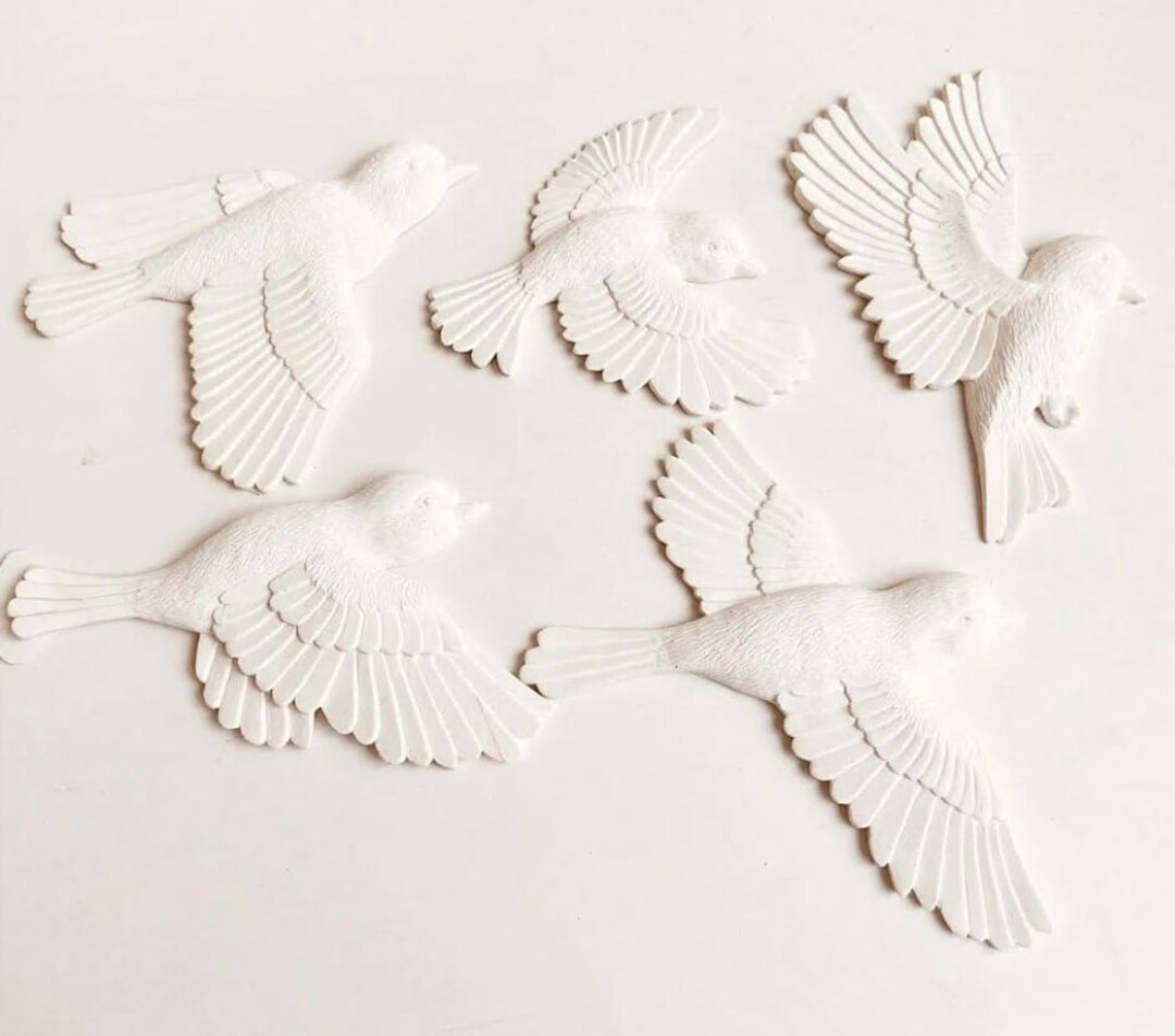 Birds Silicone Moulds Bird Concrete Molds Gypsum Raysin Bird Decoration ...