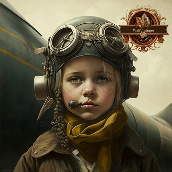 Bomber Girl Wall Art - Etsy