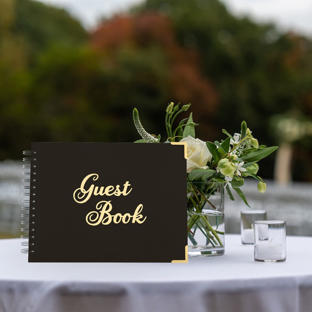 Custom Wedding Guest Book, Wedding Guestbook Unique, Custom Guest Book ...