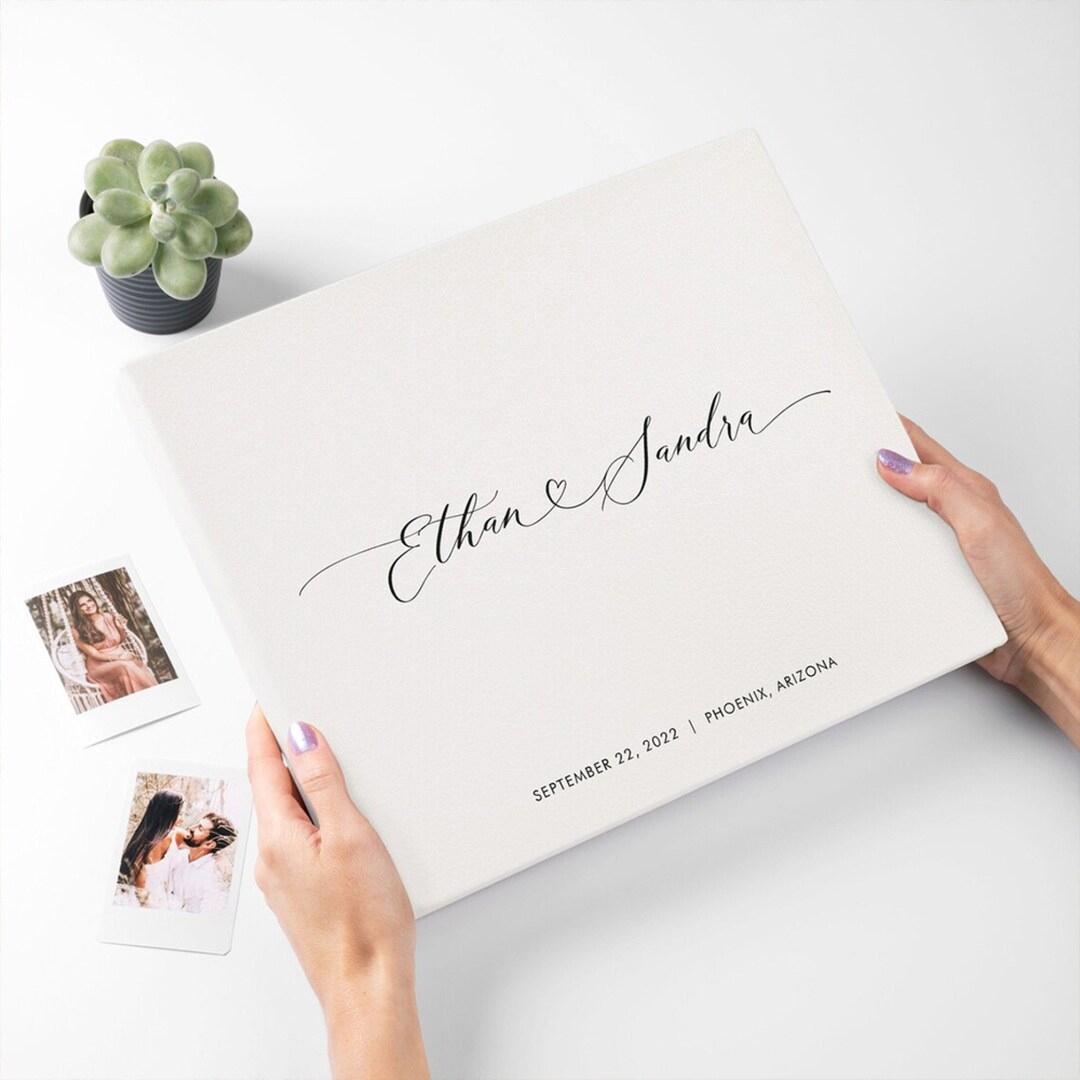 Custom Wedding Guest Book, Wedding Guestbook Unique, Custom Guest Book ...