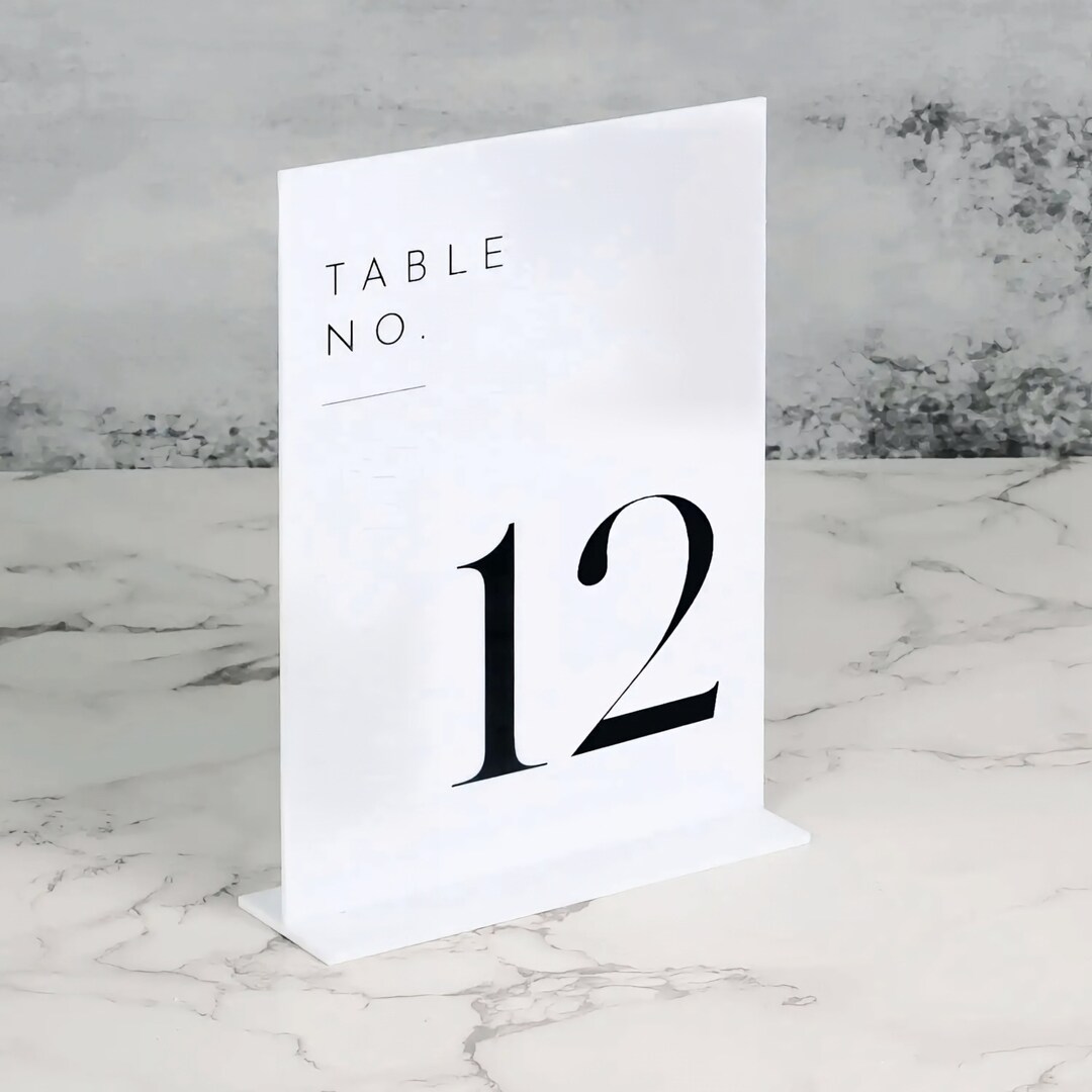 Table Numbers, Wedding Table Number, Wedding Table Decor, Reception ...