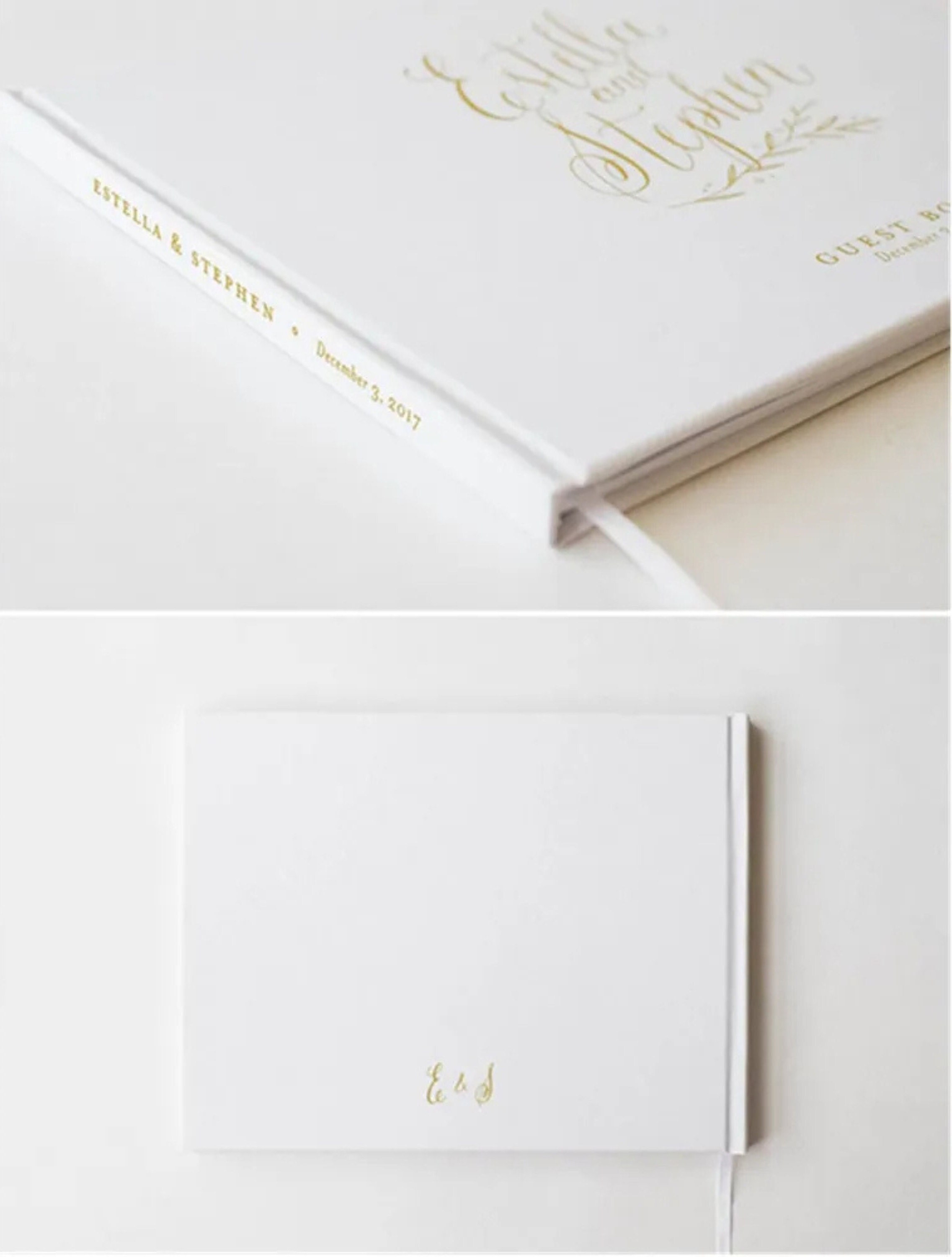 Custom Wedding Guest Book, Wedding Guestbook Unique, Custom Guest Book ...