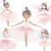 Cute Fairy Ballerina Magical Watercolor Fairy Tale Garden Clipart ...