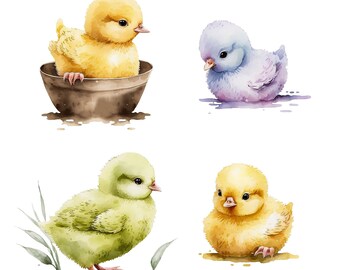Easter Clipart Happy Lil' Chicks Cute Birds Clip Art Easter Eggs Spring ...