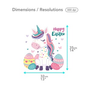 Easter Unicorn PNG Clipart Easter Eggs Butterfly Hearts Unicorns Clip ...
