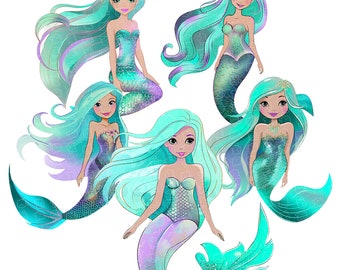 African Mermaid PNG Files, Little Mermaid 2023 PNG, African Girl Magic ...