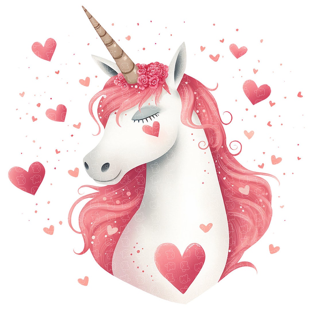 Valentine's Day Unicorn PNG Clipart Love Red Hearts Unicorns Clip Arts ...