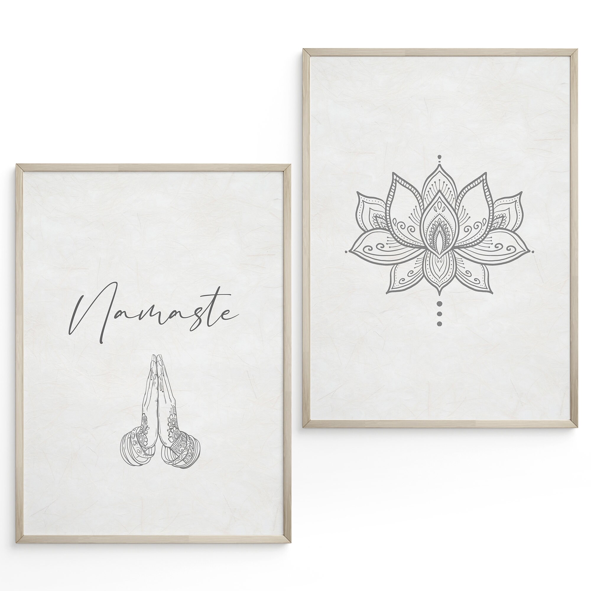 Yoga Wall Art Set of 14 Printables Yoga Studio Art Yoga Room Decor Home ...