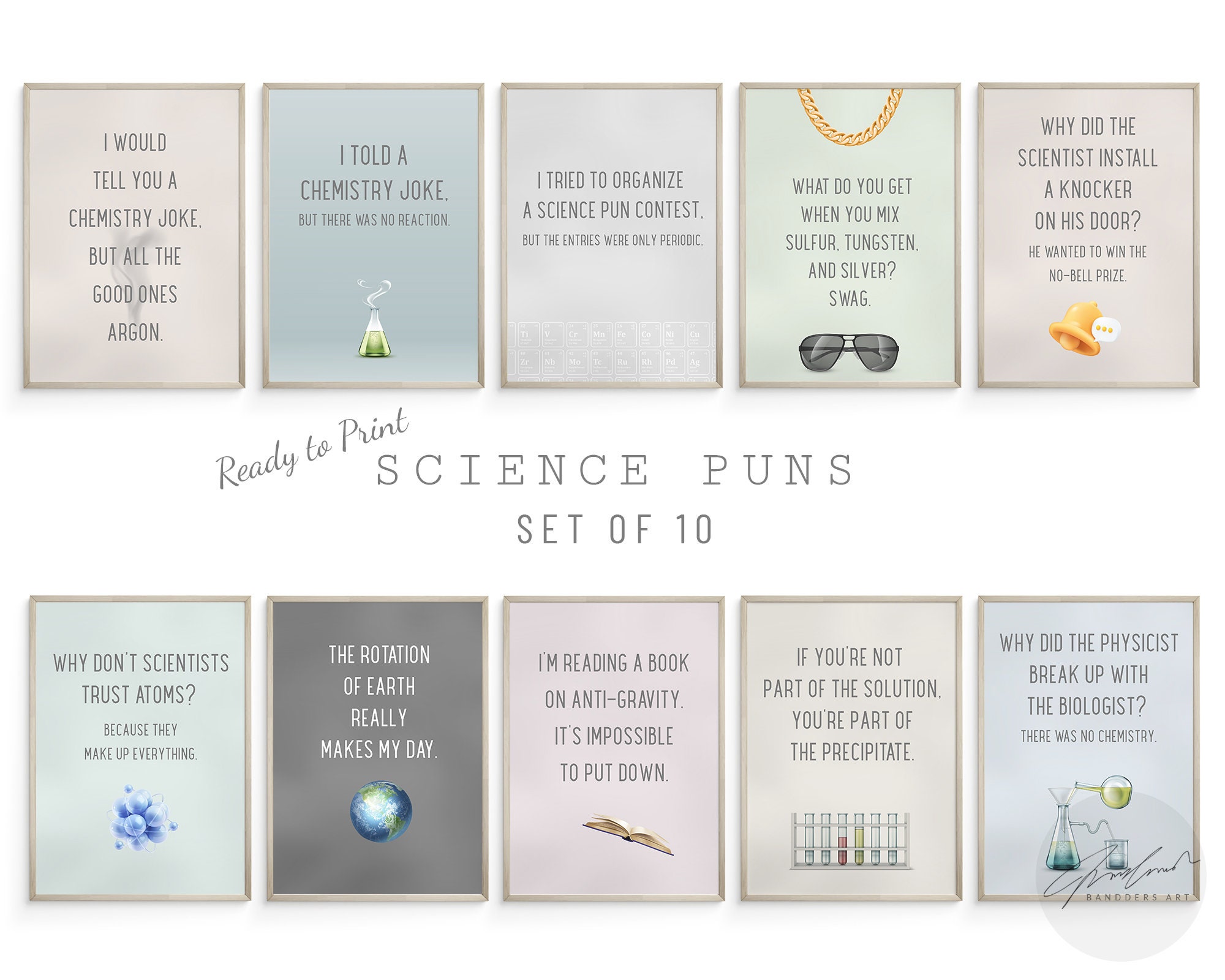 Funny Science Posters Science Teacher Appreciation Classroom - Etsy