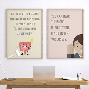 Medical Puns Digital Wall Art, Funny Printable Wall Art, Funny Gifts ...