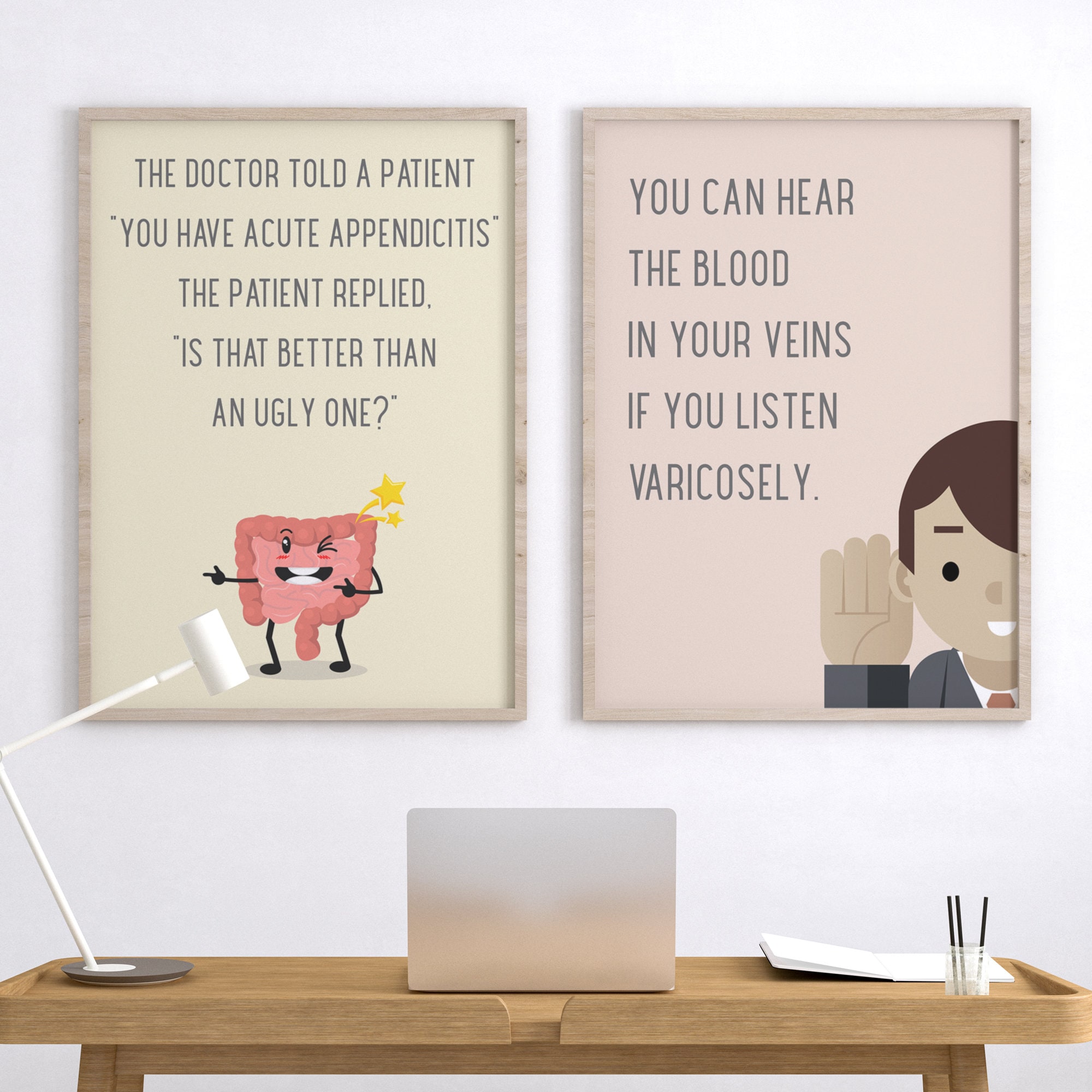 Medical Puns Digital Wall Art Funny Printable Wall Art Funny - Etsy