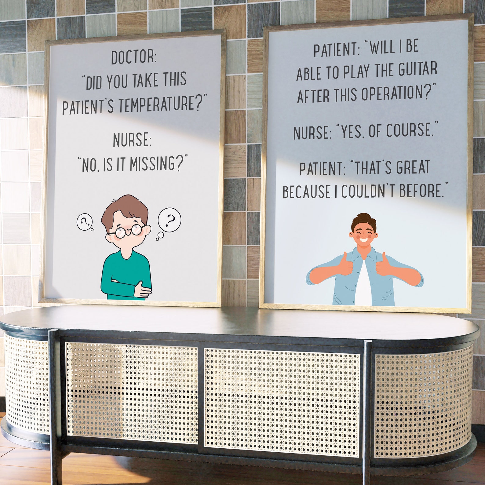 Nurse Puns Funny Posters, Gifts for Nurses, Nurse Wall Art, Nurse ...