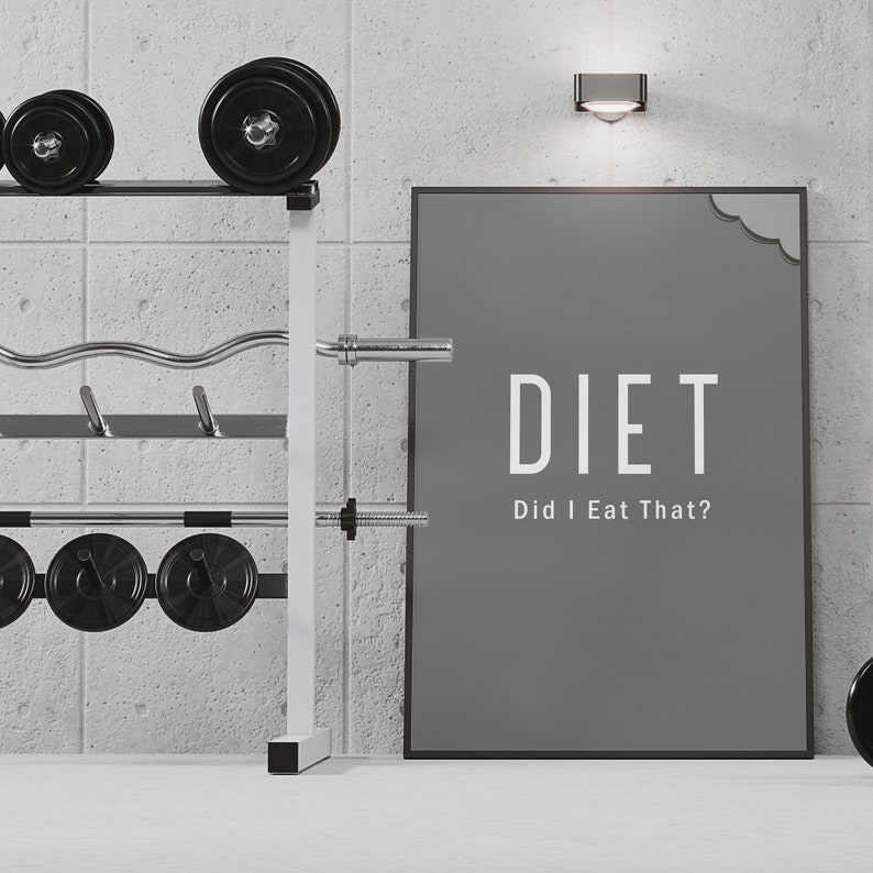 Funny Posters Gym Decor, Gym Gifts Funny Wall Art, Coaches Gift, Funky ...