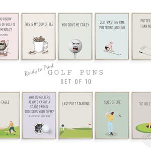 Funny Golf Poster, Gift for Golfers, Funny Wall Art, Golf Gifts, Meme ...