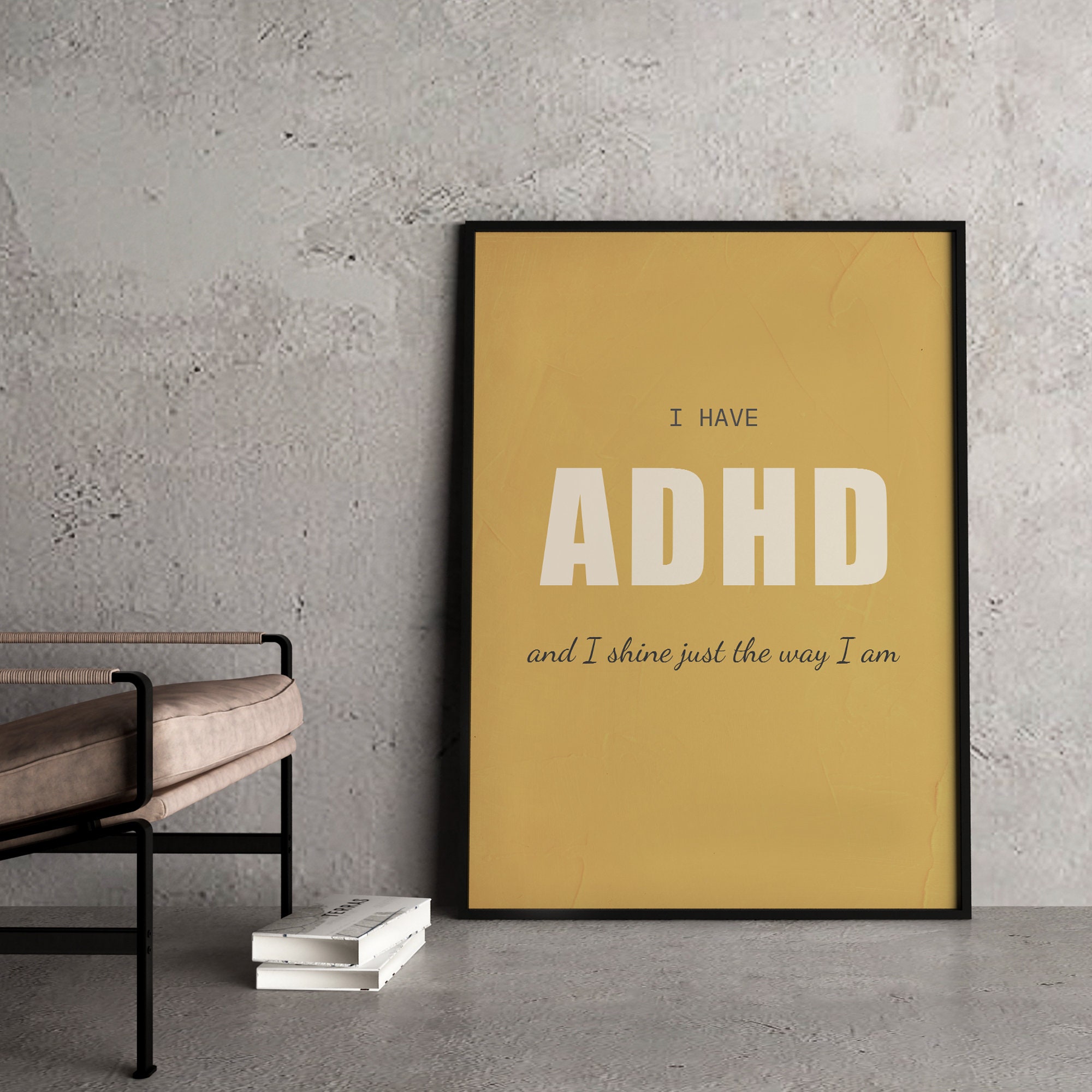 ADHD Quote Wall Art, Inspirational ADHD Quotes Printable Wall Art ...