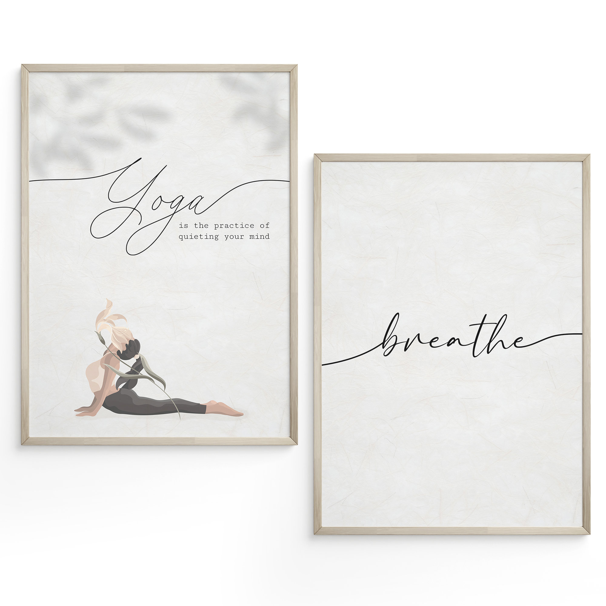 Yoga Wall Art Set of 14 Printables Yoga Studio Art Yoga Room Decor Home ...