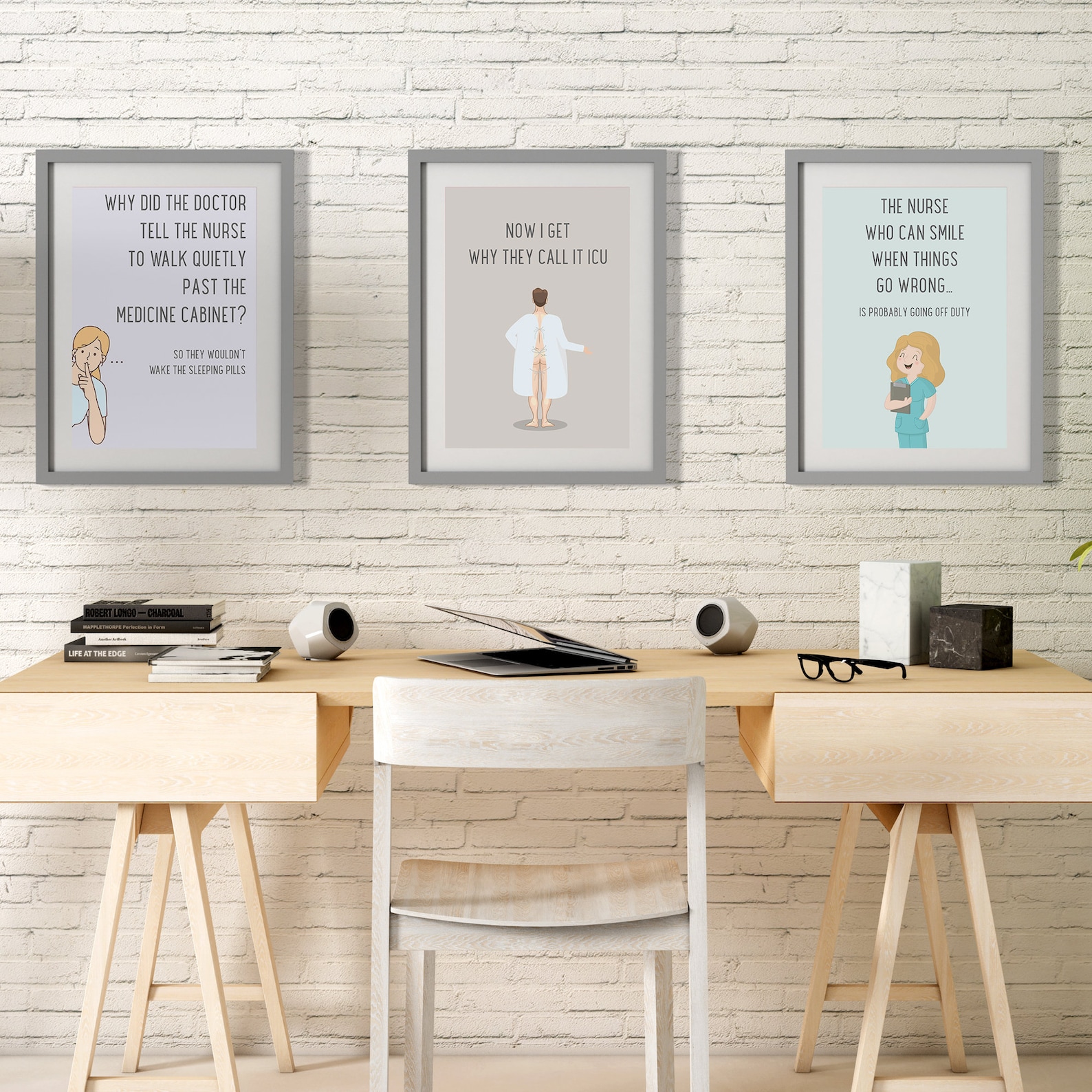 Nurse Puns Funny Posters Gifts for Nurses Nurse Wall Art - Etsy