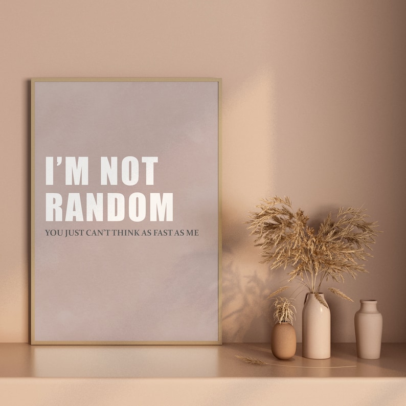 ADHD Quote Wall Art, Inspirational ADHD Quotes Printable Wall Art ...