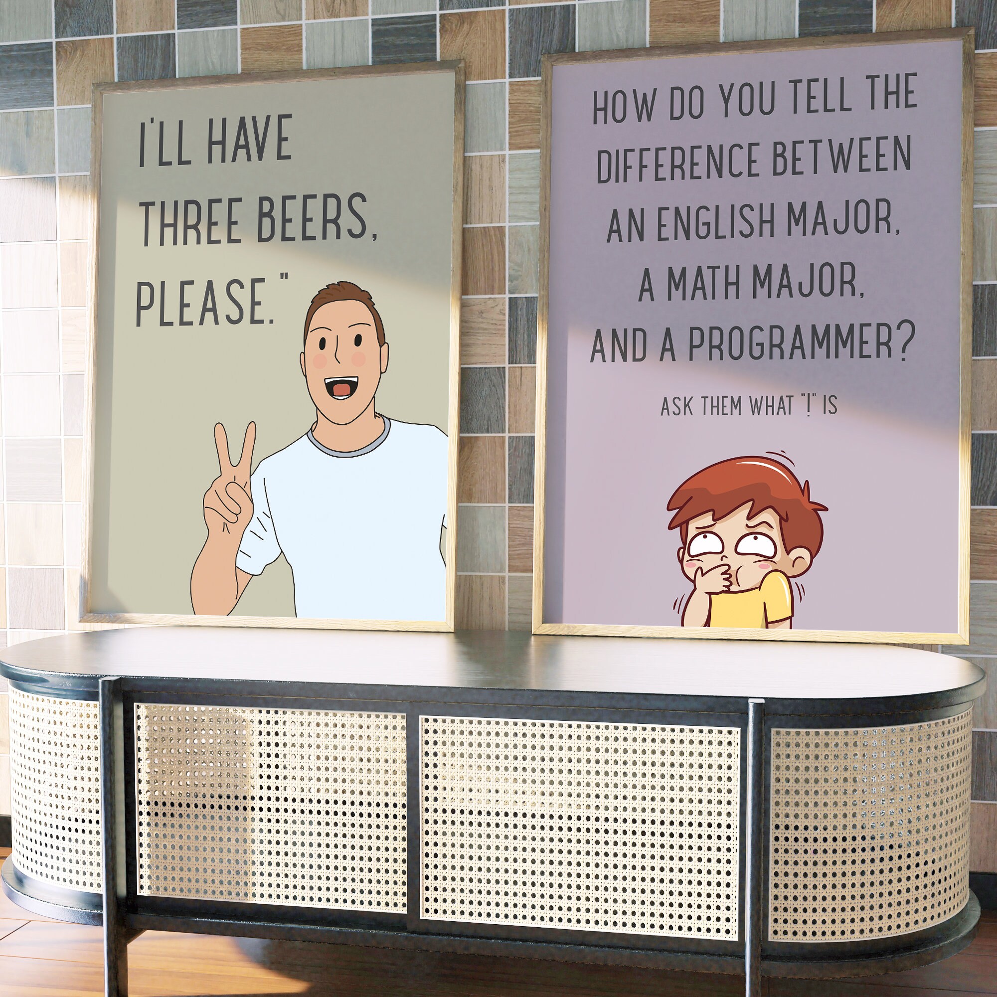 Programmer Puns Funny Posters, Programmer Gift, Software Engineer, Developer Memes, Engineer ...