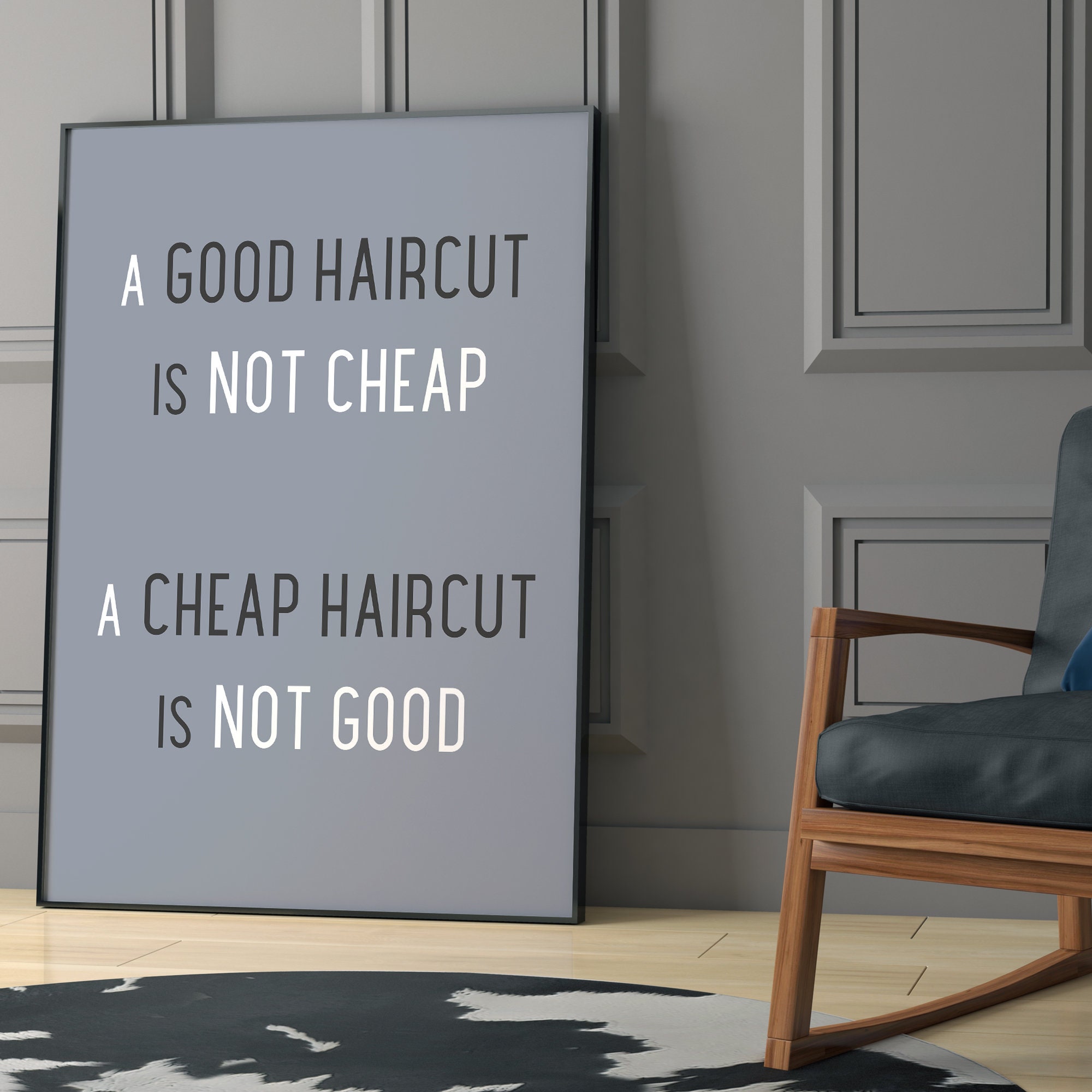 Hair Stylist Puns Poster Set, Hair Salon Decor, Hair Stylist Gift ...