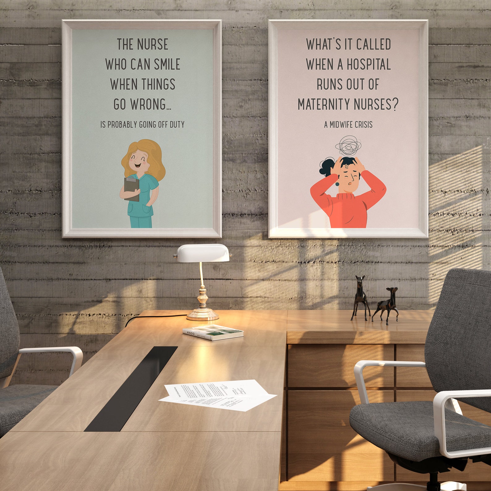 Nurse Puns Funny Posters, Gifts for Nurses, Nurse Wall Art, Nurse ...