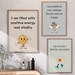 Retro Affirmation Wall Art Retro Poster Trendy Wall Art - Etsy