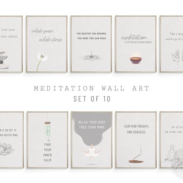 Meditation Wall Art - Etsy