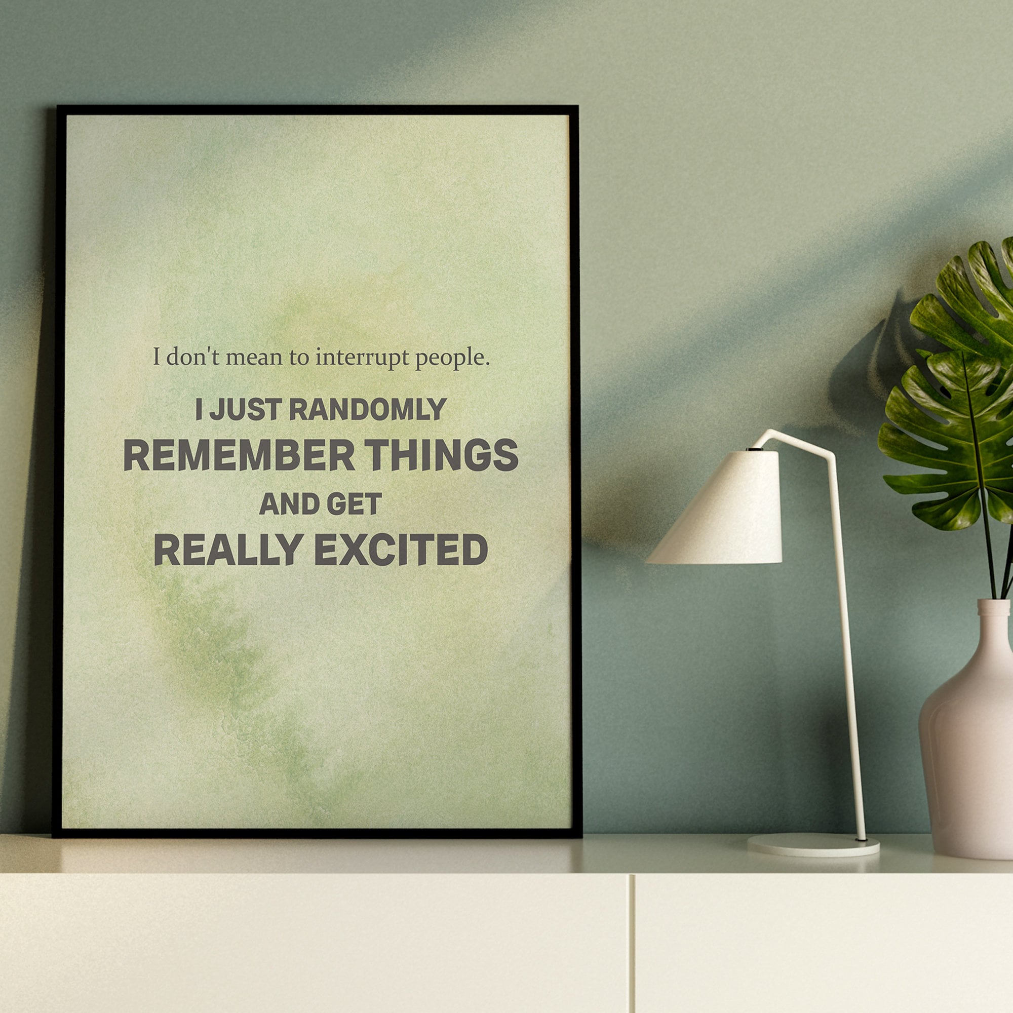 ADHD Quote Wall Art, Inspirational ADHD Quotes Printable Wall Art ...