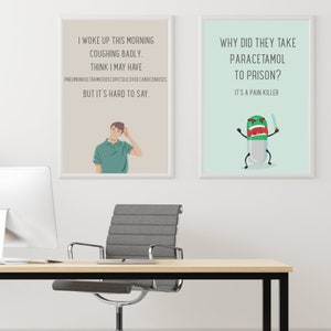 Medical Puns Digital Wall Art, Funny Printable Wall Art, Funny Gifts ...