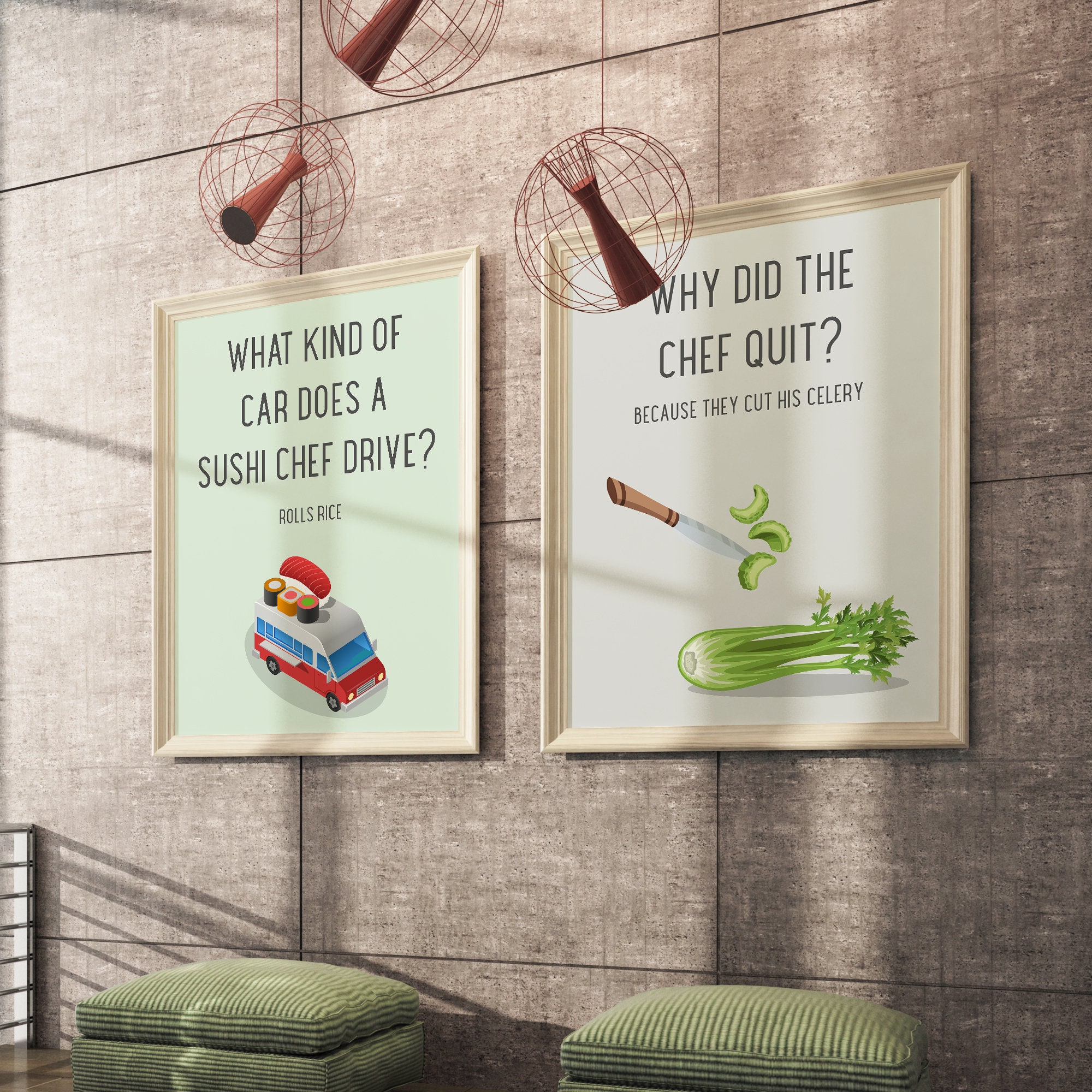 Koch Wortspiele Lustige Poster Koch Geschenk Küche - Etsy.de