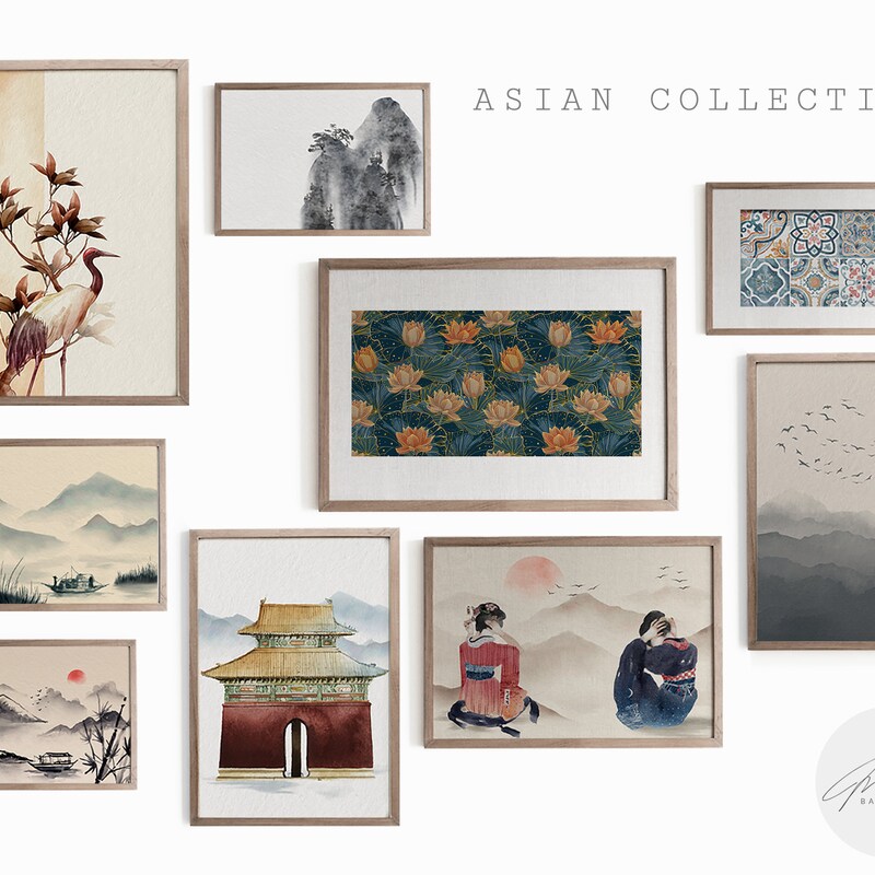 Asian Inspired Art - Etsy