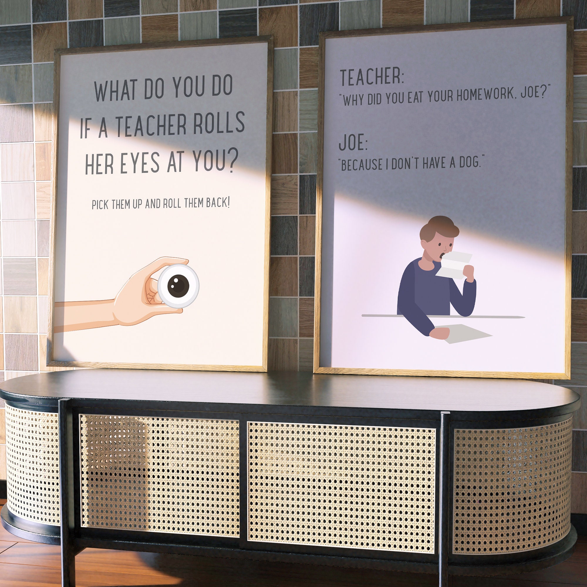 School Pun Classroom Posters, Classroom Decor, Funny Posters, Gag Gifts ...