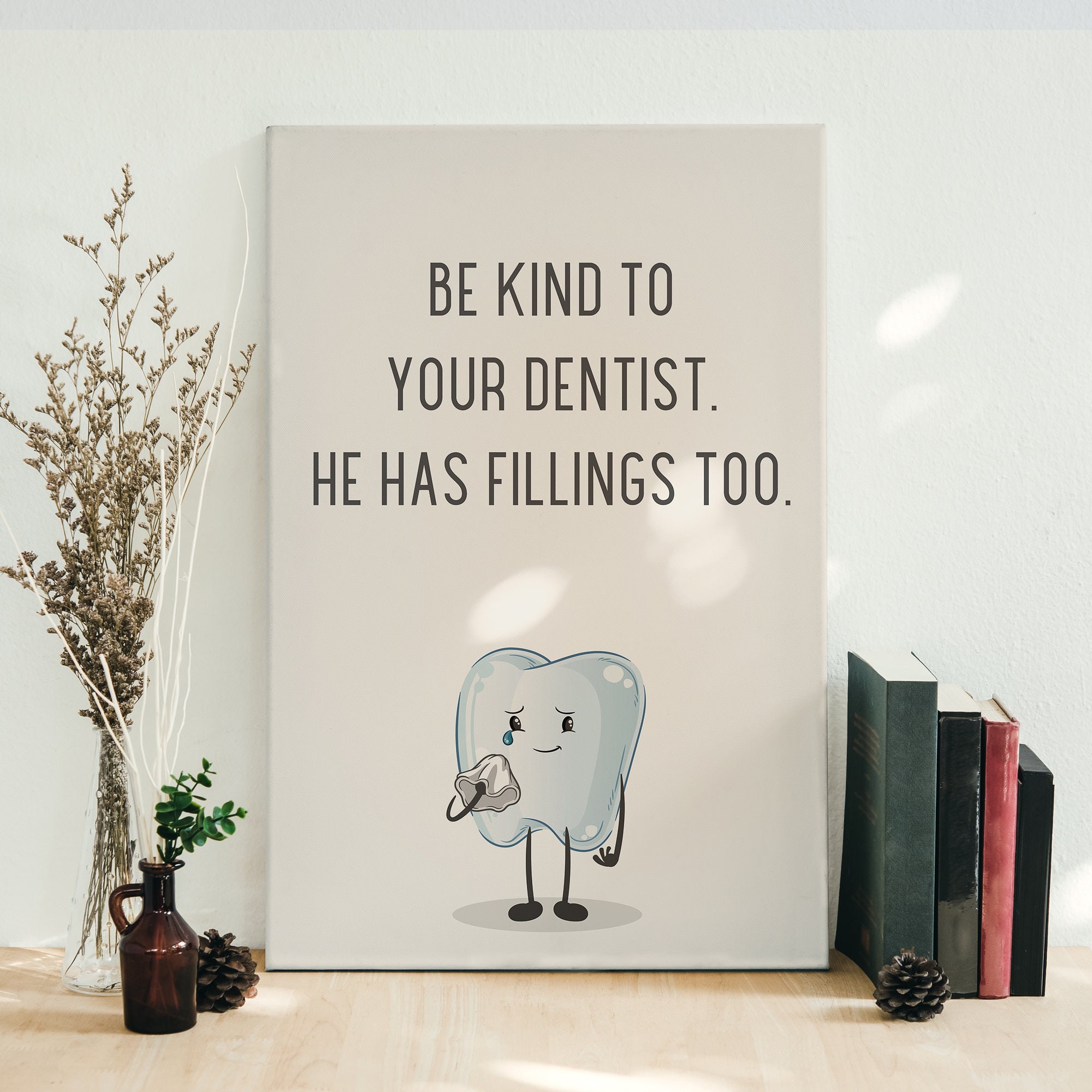 Dentist Puns Funny Posters, Dentist Gift, Dental Office Decor, Dental ...