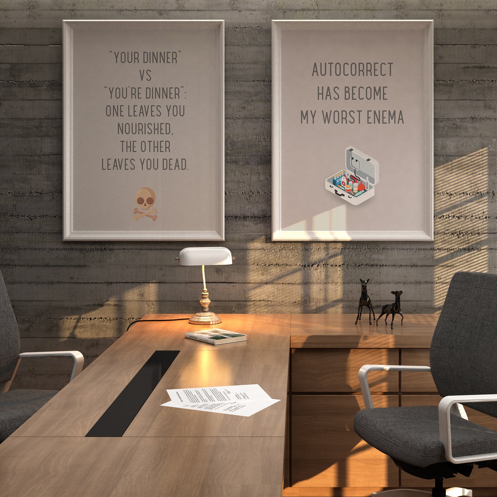 Funny English Pun Poster Set, English Teacher Gift, Boho Classroom ...