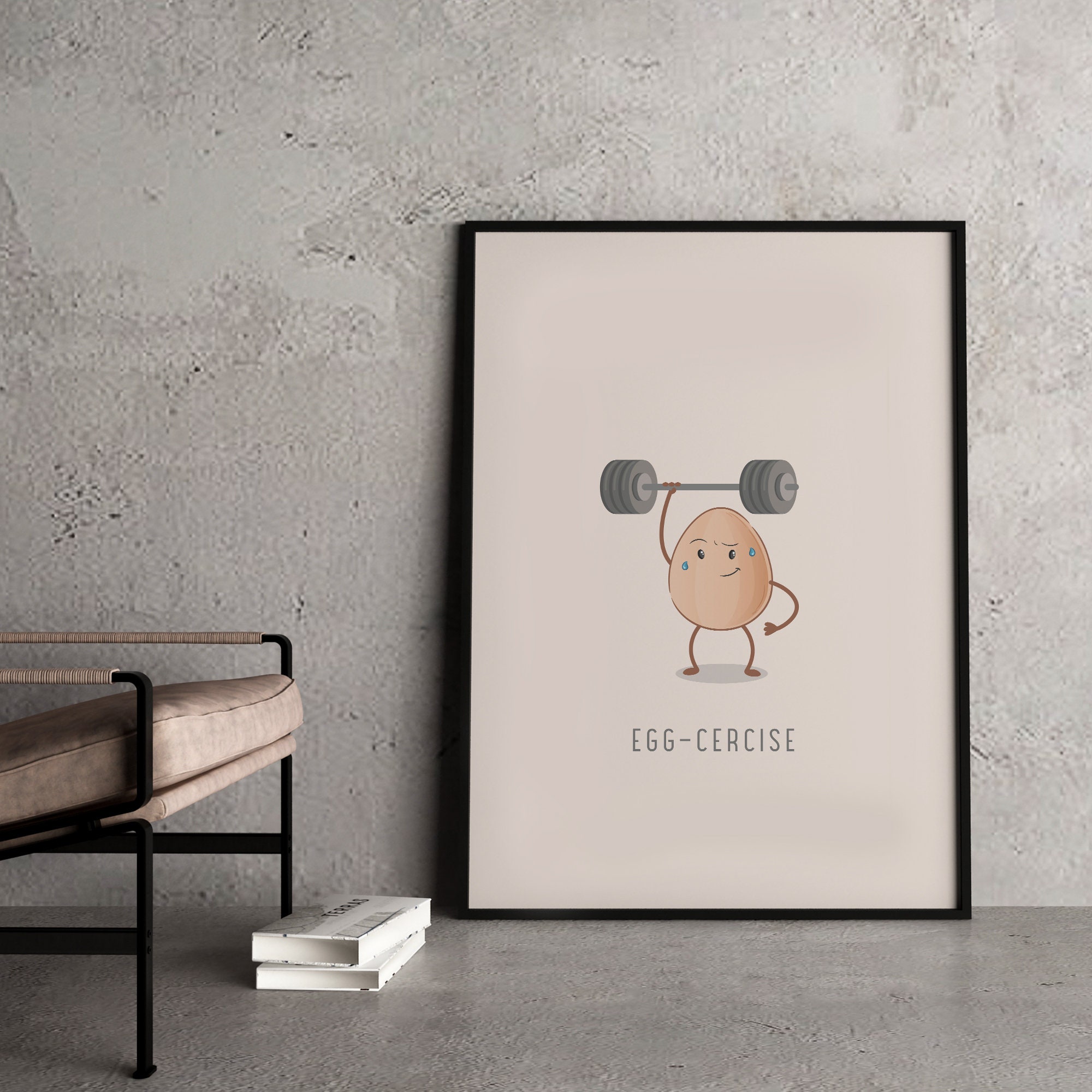 Retro Funny Pun Poster Set, Funky Wall Art, Funny Decor, Cool Wall Art ...